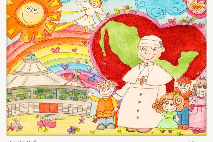 Pope Francis, I Give You a Drawing - OMI Lacombe