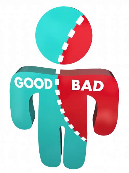 Good and bad fight for dominance...treating others justly determines ...