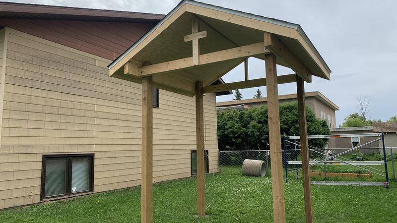 Local church develops outdoor worship space to ease gathering ...